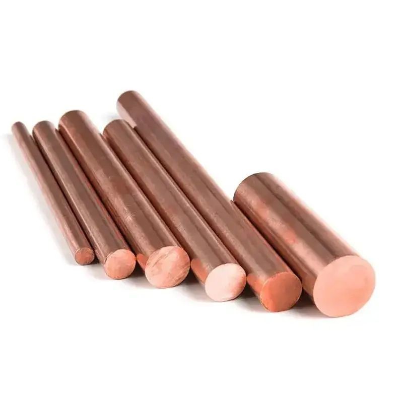 Red Copper Alloy Bar 99.9% Custom Size T1 T2 C3604 Brass