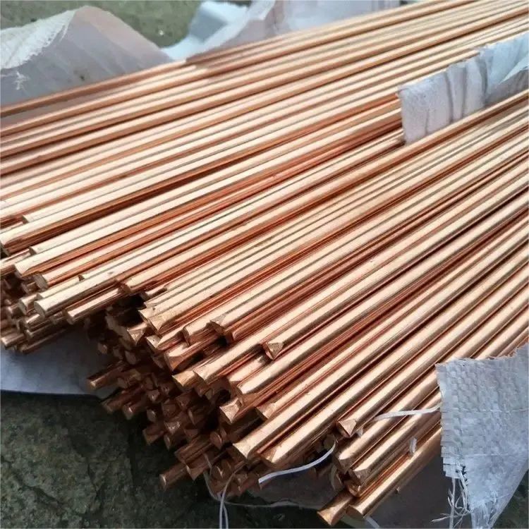 Red Copper Alloy Bar 99.9% Custom Size T1 T2 C3604 Brass